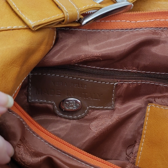 Vera Pelle | Bags | Avorio Vera Pelle Italian Rust Leather Hobo | Poshmark